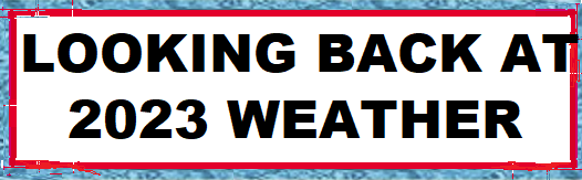 Looking Back at the weather for the full Year of 2023 in the U.S ...